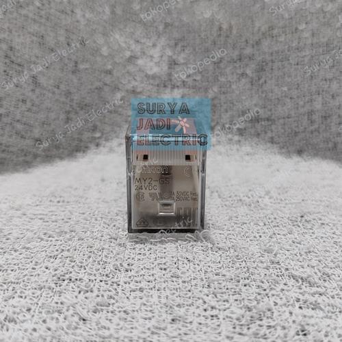 Jual Relay OMRON MY2 DC24 MY2-GS 24V DC / Relay MY2 24VDC 8 Kaki ...