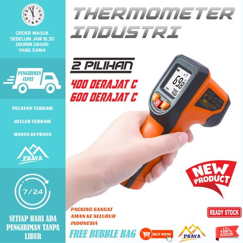 Jual THERMOMETER INDSUTRI 400 600 DERAJAT TERMOMETER DIGITAL LASER ...