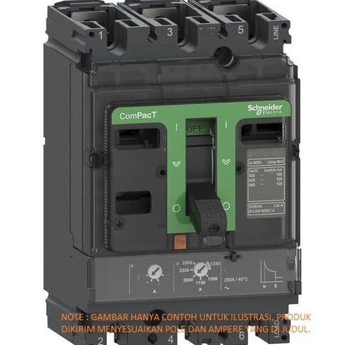Jual Schneider Mccb New Nsx250N 3P 200A Tmd 50Ka Tmd C25N3Tm200 ...