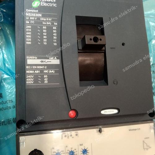 Jual Mccb Breaker Schneider Nsx630N 3P 630A 50Ka Lv432893 Micrologic 2. ...