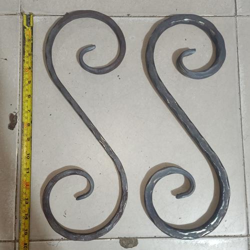 Jual Ornamen Pagar Besi Letter S 40 x 15 cm Nako 12 dan Nako 16 - Nako ...