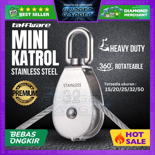Jual TAFFWARE Katrol Mini Kerekan Serbaguna Swivel Pulley Stainless ...