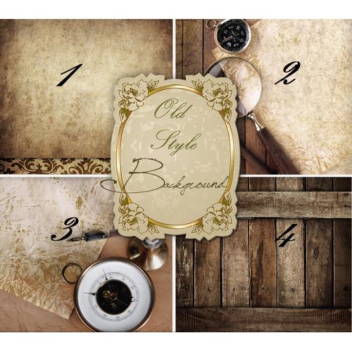 Jual Kertas Scrapbook - Old Style Background_FFH23 Design - A5 SQUARE ...