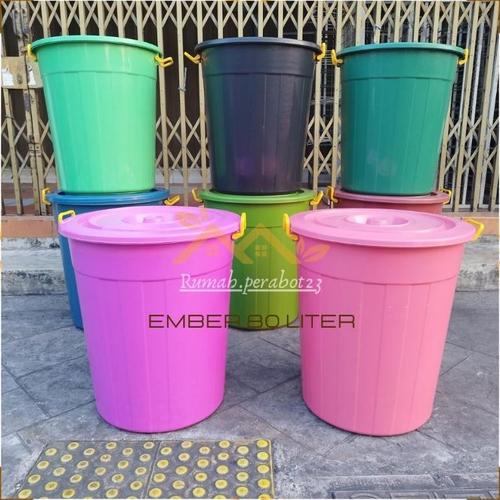 Jual Ember Air Plastik + Tutup 80 Liter Warna / Ember Plastik Besar ...