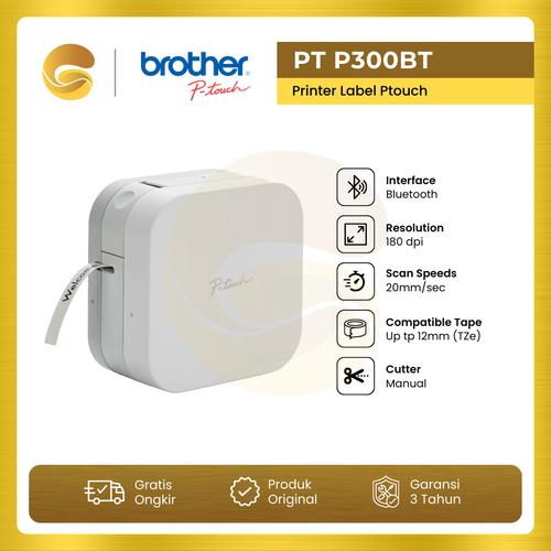 Promo BROTHER Printer Label Ptouch Cube PT P300BT Label Maker PT P300 ...