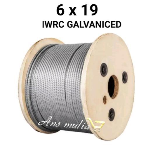 Jual Seling baja Wire Rope 4 Mm Tali kawat Hoist Galvanis 6 x 19 IWRC - Jakarta Timur - ANS ...