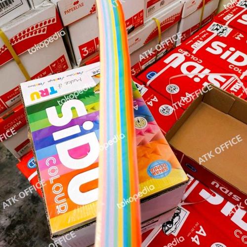 Jual Kertas Hvs A4 80 Gr Sidu Warna It / Kertas Hvs 10 Warna Rainbow 250Lbr - Jakarta Utara ...
