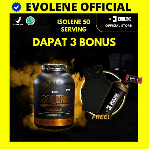 Jual ISOLENE 50 SACHET 1.65 KG WHEY ISOLATE BPOM HALAL SUSU PROTEIN ...