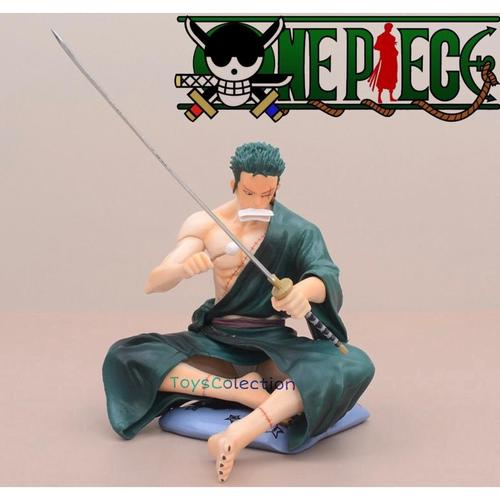 Jual ACTION FIGURE ONE PIECE RORONOA ZORO SITTING WIPE SWORD VER. POP ...