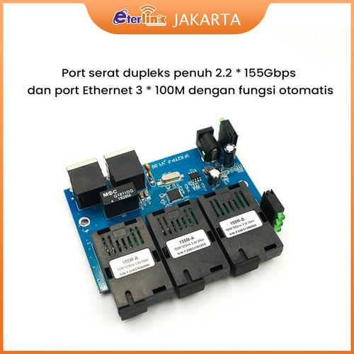 Jual [BISA COD] Support POE PCB Board 3F2E AAB port Fiber Optik PCB ...