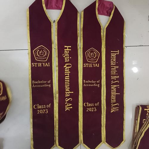 Jual selempang wisuda leher ukuran 12x200cm jadi satu hari - Jakarta ...