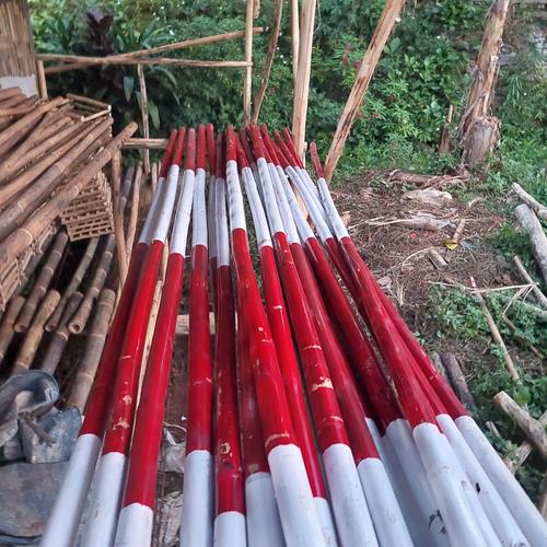 Jual Bambu Tiang Bendera umbul2 Panjang 3m Bendera Partai Diameter 3 ...