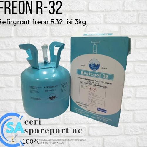Jual Refrigerant Ac R32 Isi 3Kg Tabung Mini - Jakarta Selatan - Aso Kun ...