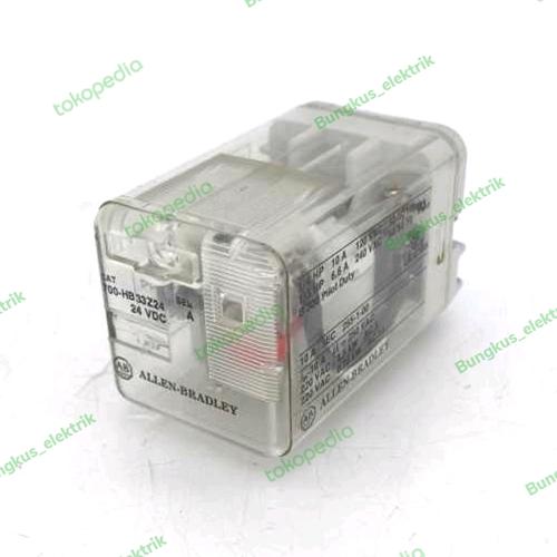Jual RELAY 3CO 10A 24VDC DENGAN LED 11pin ALLEN-BRADLEY 700-HB33Z24-4 ...