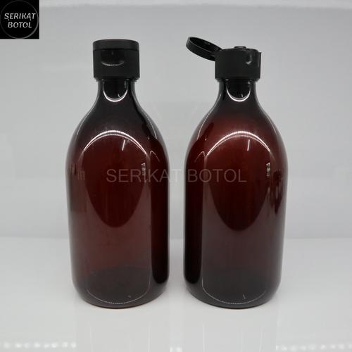 Jual BOTOL SCARLETT AMBER COKLAT FLIPTOP 300ML BOTOL HITAM 300 ML ...