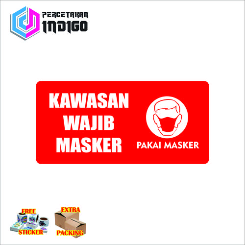 Jual plat alumunium rambu kawasan wajib masker - Kab. Bekasi ... Jual plat alumunium rambu kawasan wajib masker - Kab. Bekasi ...