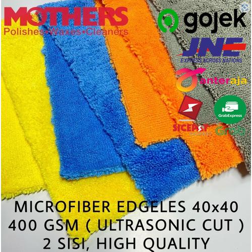 Promo Lap Micro Fiber Edgeless 40x40cm 400GSM Microfiber Mobil Motor ...