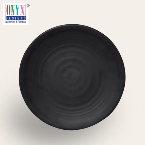 Jual Piring Makan 9 Inch BLACK GRANIT ONYX COSMIC / Piring Melamin ...