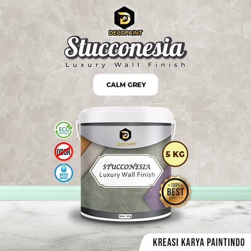 Promo Cat Tembok Dekoratif Stucco | Stucconesia Calm Grey 5kg - Jakarta ...