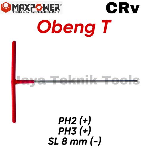 Jual Obeng Model T Wrench Screwdriver Maxpower Plus Min Plat Kembang ...