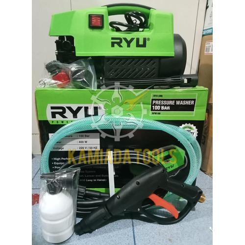 Jual Mesin Jet Cleaner RYU RPW 100/Pressure Washer 100 Bar RYU/Mesin ...