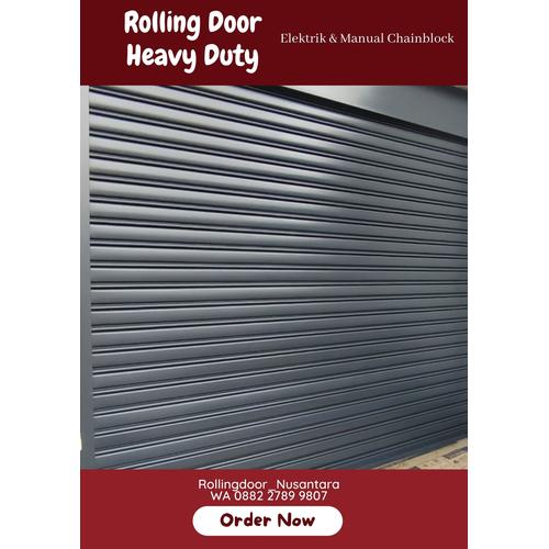 Jual Pintu gudang rolling door heavy duty manual dan elektrik - Jakarta ...
