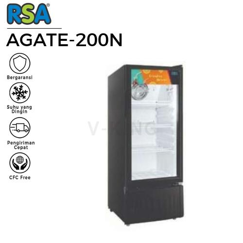 Promo RSA AGATE 200R / AGATE200R Chiller Showcase Display Minuman 192L ...