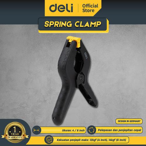 Promo Deli Spring Clamp Nylon / Alat Jepit Kayu Besi Catok Super Kuat ...