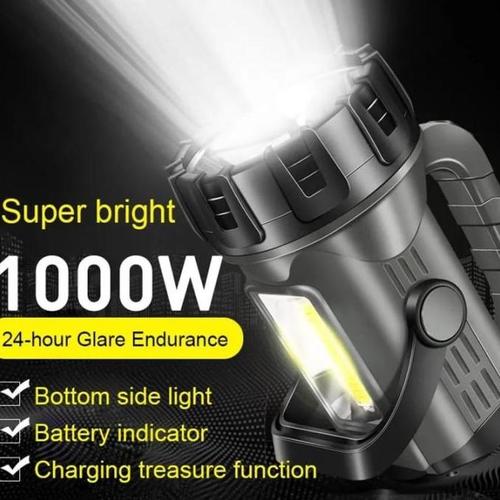 Jual Senter Led Super Bright Big Lamp 1000W 4 E + Side Cob Emergency Lamp - Kota Tangerang ...