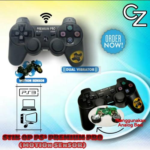 Jual STIK PS3/DS3 PREMIUM PRO BISA MOTION ANALOG BESI 2 MOTOR - Kota ...