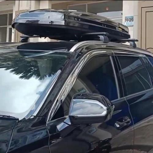 Jual Paket Roof Box + Cross Bar Limitless Otorack 650L All New Pajero ...