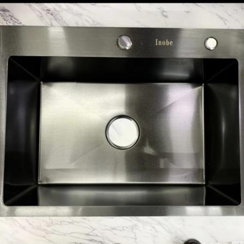 Jual Kitchen sink Inobe 6045 black Bak cuci piring stainless hitam ...