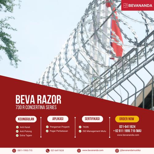 Jual Kawat Silet BTO-30 BEVA Razor 730 R Series Concertina - Jakarta ...