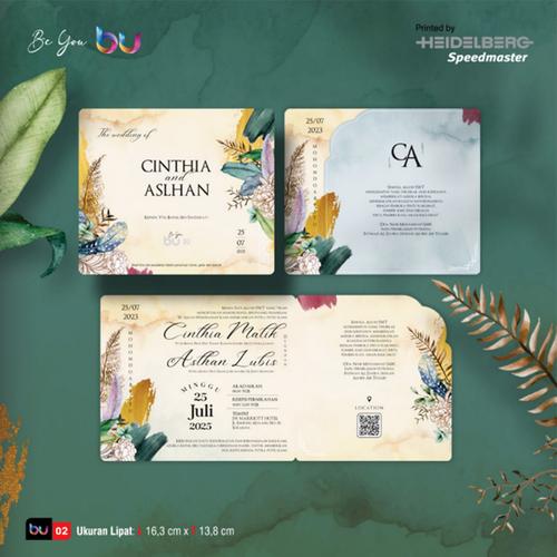 Jual CETAK UNDANGAN PERNIKAHAN ELEGAN KEREN BU 02 - Jakarta Barat ...