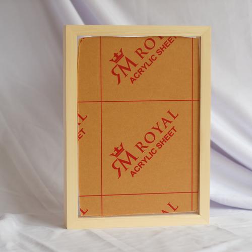 Jual Bingkai Frame Pigura 3d Ukuran 25x20 Bahan kayu + kaca akrilik ...