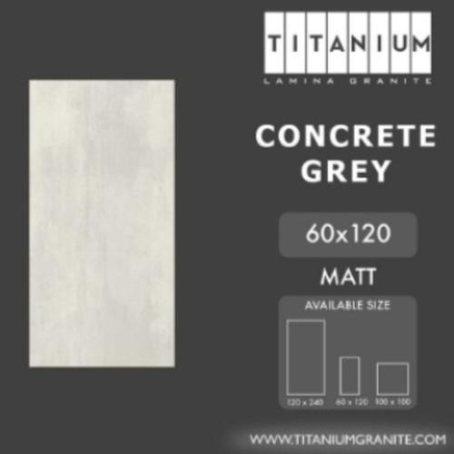 Jual Titanium Concrete Grey Matte uk. 60x120 | LAMINA GRANITE TILES ...