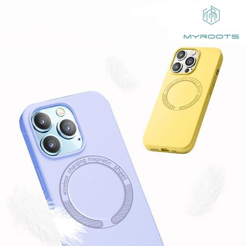 Jual Myroots Magsafe Case For Iphone 12 11 Pro Max Silicone Anti Noda ...
