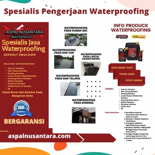 Jual Pengerjaan Waterproofing Dan Pengecatan dak, Atap, Dinding dll ...