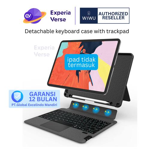 Promo Wiwu Mag Touch Detachable Keyboard Case With Trackpad For Ipad