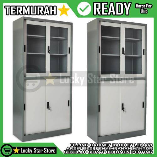 Jual [Kargo] Lemari Arsip Sliding Kabinet Kantor Arsip Surat Dokumen ...