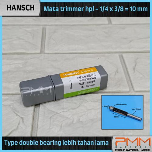 Jual MATA ROUTER LURUS BEARING 6-8-10-12mm PERATA HPL | FLUSH TRIM BIT ...