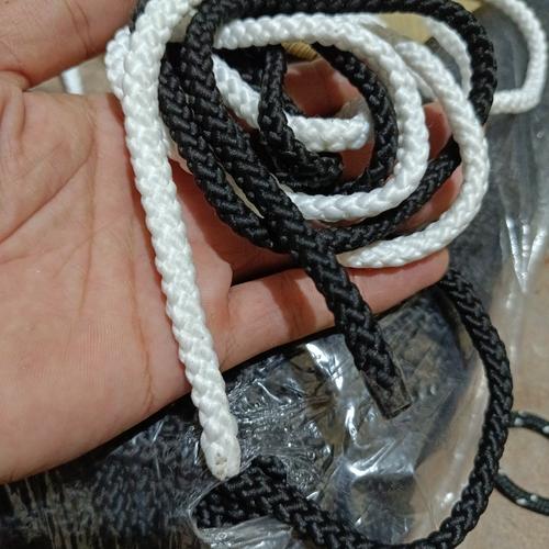 Jual tali tas serut 6 mm / tali tas gendong 6mm / tali kepang hitam ...