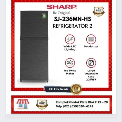 Promo KULKAS SHARP SJ-236 MN - HS 2 PINTU Cicil 0% 3x - Jakarta Barat ...