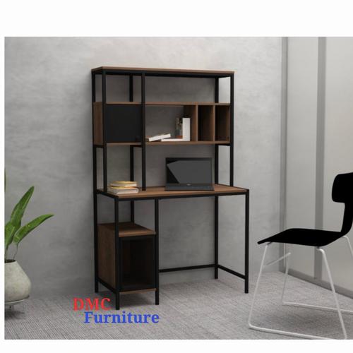 Jual Meja Belajar Meja Tulis Meja Kerja kaki Besi Rak Buku Rangka Besi ...