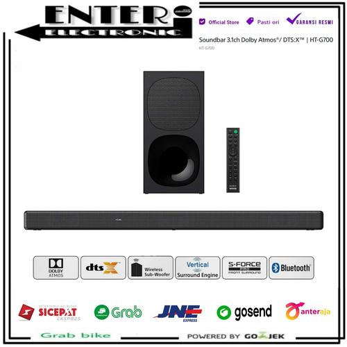Promo SONY HTG700 - SPEAKER WIRELESS SOUNDBAR 3.1CH 400W DOLBY ATMOS HT-G700 Cicil 0% 3x - Kota ...