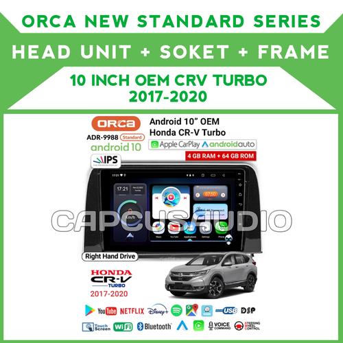 Jual HEAD UNIT ANDROID 10 INCH OEM CRV TURBO 17-20 ORCA NEW STANDARD ...