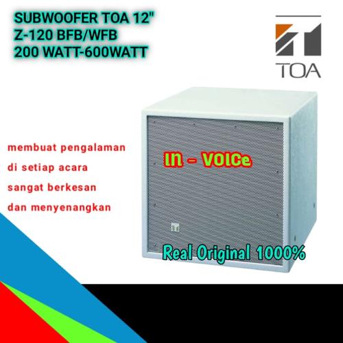 Jual JUAL SUBWOOFER TOA Z-120FB/WFB 12" SPEAKER TOA SOUND SYSTEM - Kab ...