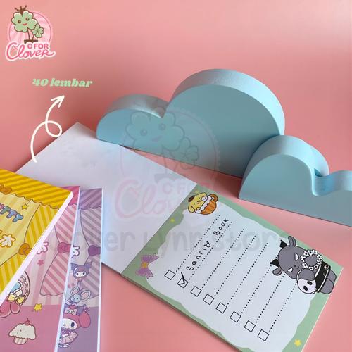 Jual TODO LIST NOTES WITH CUTE CHARACTER PICTURE paper kertas catatan ...