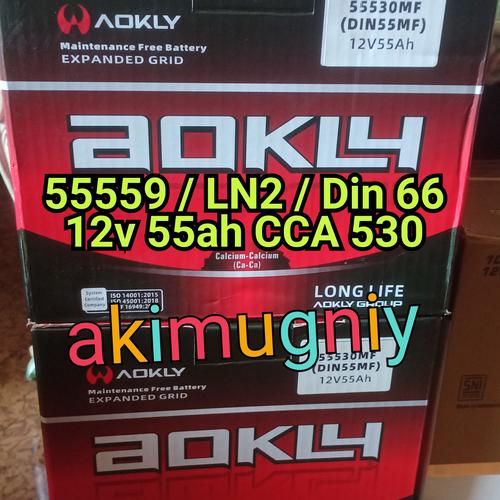 Jual aki 55559 mf din 55 ln2 55530 din 66 gs incoe amaron yuasa 12v ...