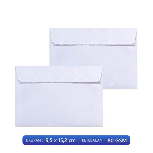 Jual Amplop Putih Isi 12 Pcs Lembar / Ukuran 95 x 152mm Sudah ada Lem ...